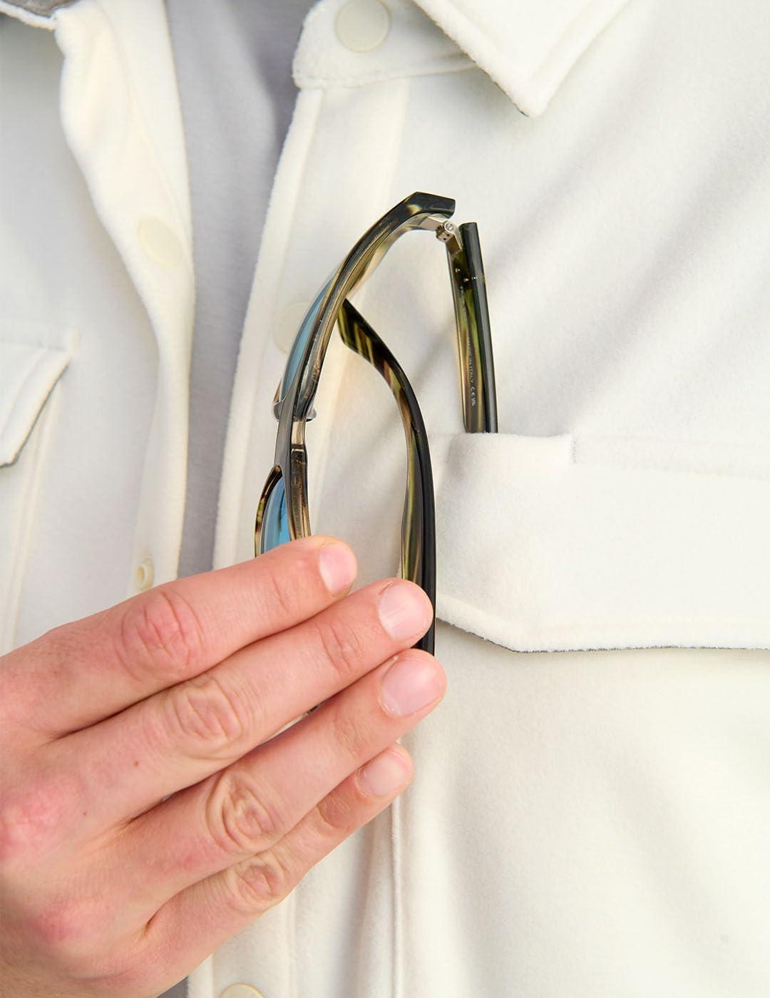 HUK Men’s Jetty Shacket, Water-Resistant Insulated Shirt Jacket with ...