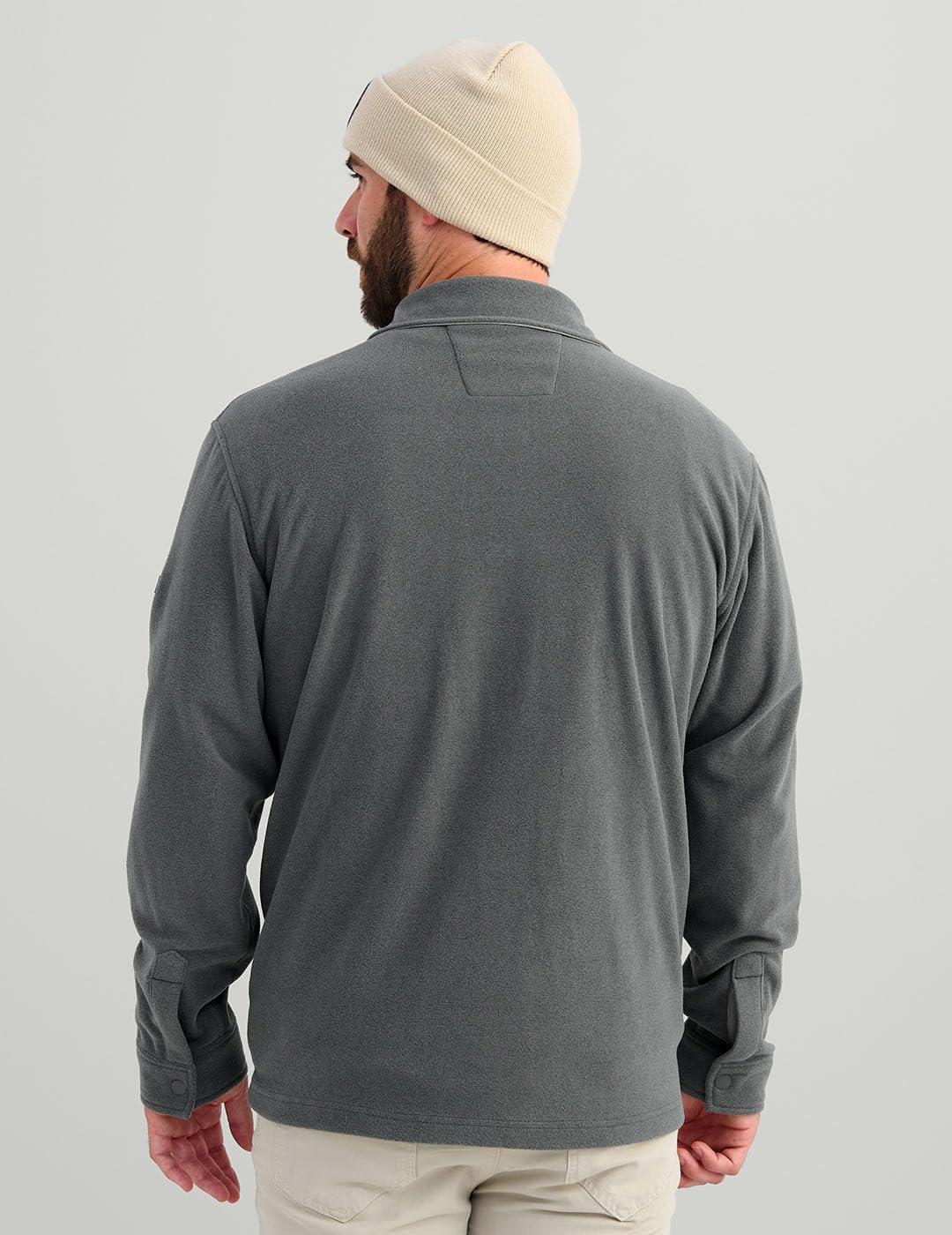 HUK Men’s Jetty Shacket, Water-Resistant Insulated Shirt Jacket with ...