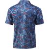 HUK Men’s Icon X Polo | Fishing Shirt with +50 UPF Sun Protection(Ocean ...